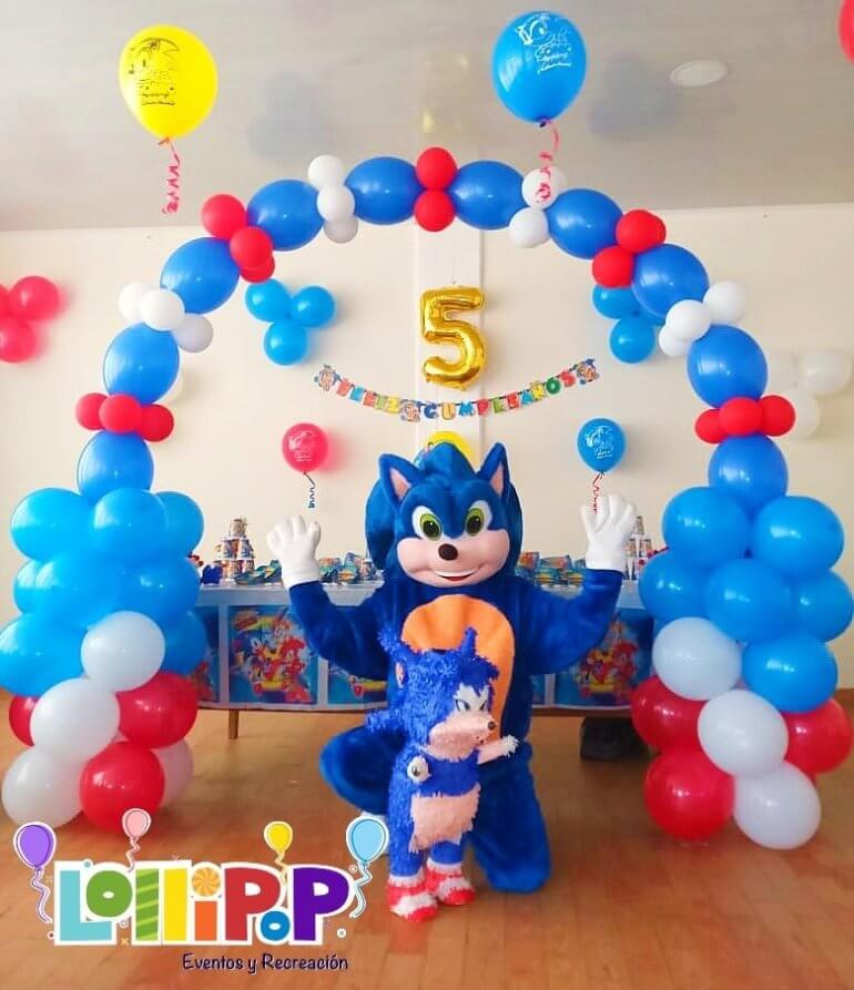 deco sonic con personaje • Lollipop Recreación